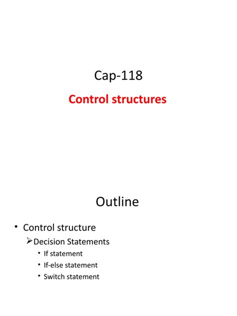 control structures pdf control flow computer programming