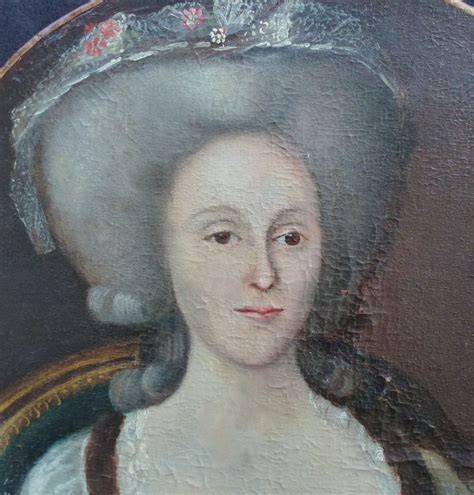 Portrait De Femme Epoque Louis XVI Ecole Française Du XVIIIe Siècle