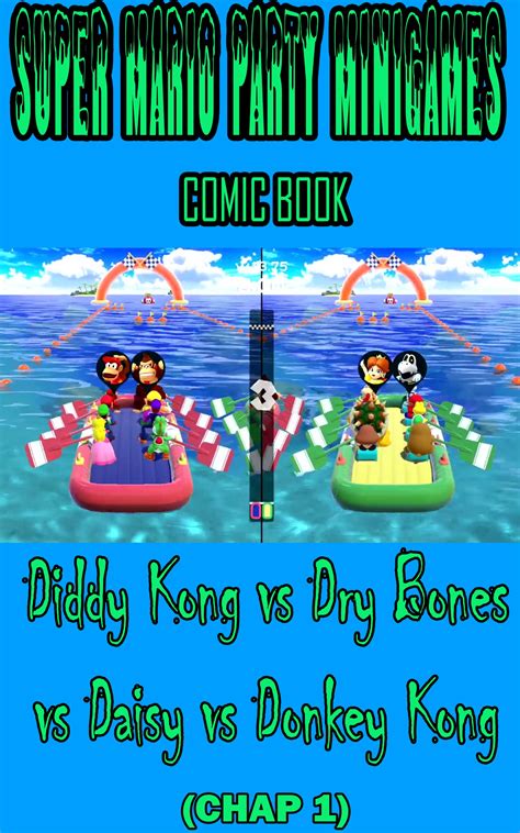Super Mario Party Minigames Book Diddy Kong Vs Dry Bones Vs Daisy Vs