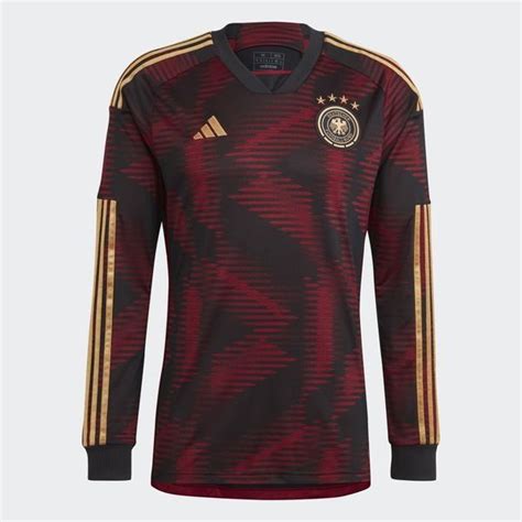 DFB Deutschland Auswärtstrikot 2022 23 Langärmlige Oberteile