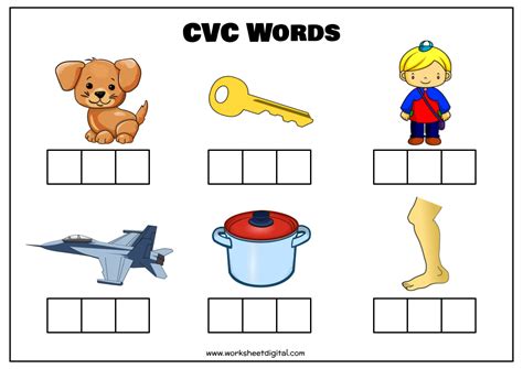 CVC Words Worksheets PDF Engaging Phonics Activities For Early Learners