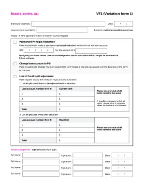 Fillable Online Lca Variation Form Fax Email Print Pdffiller