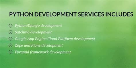 python development egrove systems