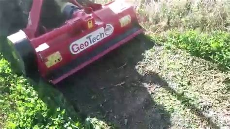 Utilisation du broyeur à tracteur GeoTech Pro LFM105 YouTube
