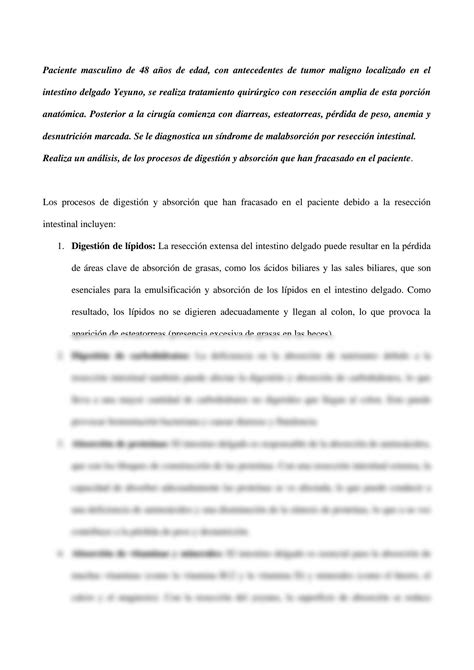 SOLUTION Procesos De Digesti N Y Absorci N Studypool