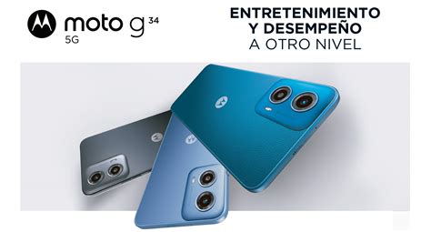MOTOROLA Smartphone Moto G34 256GB8GB 5G Verde Liberado Falabella