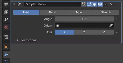 Bend Twist And Stretch Objects In Blender Using Simple Deform Modifier