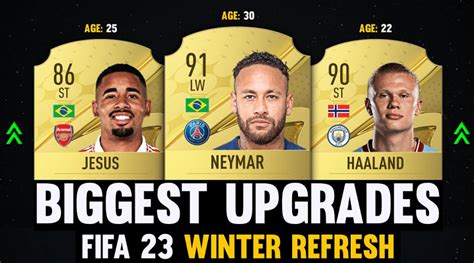 FIFA 23 Winter Upgrades Downgrades Winter Player Ratings Refresh