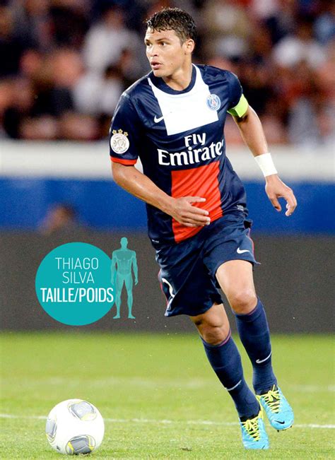 Thiago Silva taille et poids morphologie muscles Fiche physique de rêve