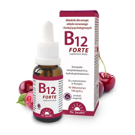 Witamina B12 FORTE 20 Ml Dr Jacob S Poland Witamina B12 W Kroplach