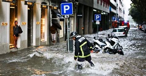 Chuva forte provoca inundações e estragos em Lisboa As imagens são