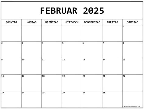 Februar Kalender Auf Deutsch Kalender