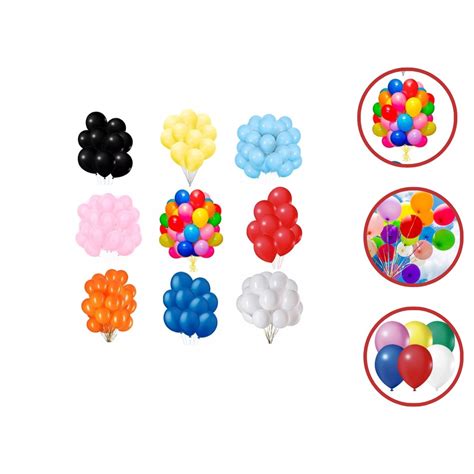 Bal O Bexiga Liso Festa Decora O Polegadas C Und Shopee Brasil
