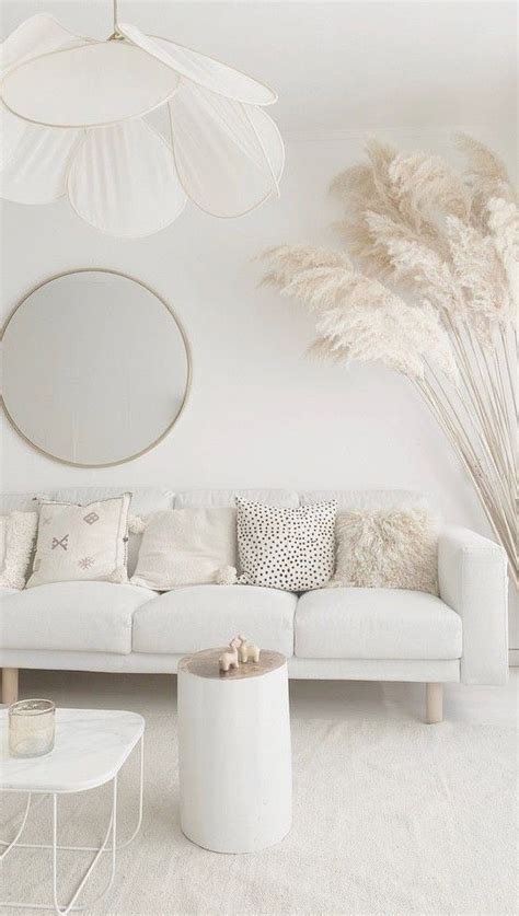 Coastal Interior Inspiration In Beige And White Living Room