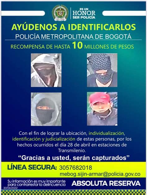Secretar A De Seguridad Bog On Twitter Denunciecomun Quese A La