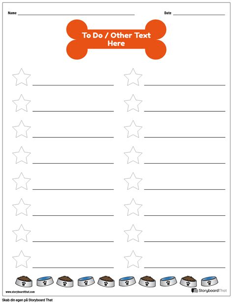 Tjekliste Skabelon 5 Storyboard Af Da Examples