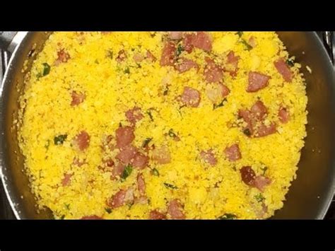 Farofa De Cuscuz Receita Deliciosa E Simples Youtube