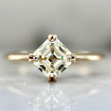 Asscher Cut Diamonds Guide What Are They Everything To Know Gem