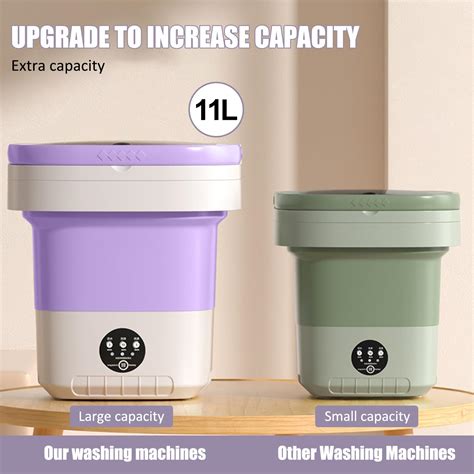 Portable Washing Machine L Upgraded Large Capacity Foldable Mini