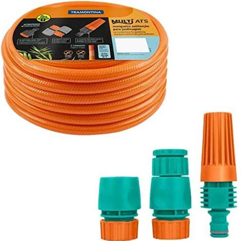 Mangueira Antitorção Tramontina Laranja Pvc 3 Camadas 30m Tramontina Na