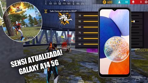 ATUALIZADA MELHOR SENSIBILIDADE E DPI PARA GALAXY A14 5G NOVA