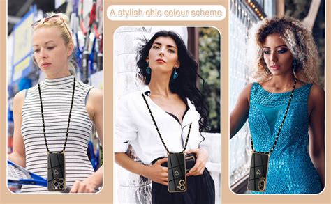 Mkej Frauen Mädchen Handykette Kompatibel mit Huawei P30 Pro Silikon