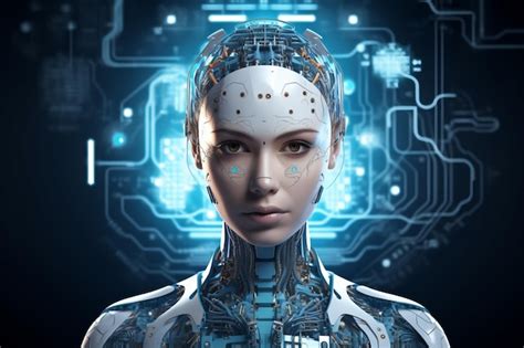 La Inteligencia Artificial Y El Futuro Del Trabajo Vector Premium