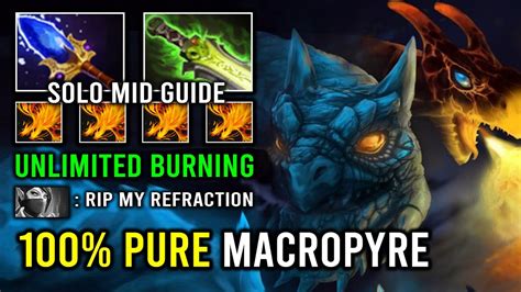 How To 100 Delete Mid As A Jakiro With Unlimited Burn Pure Macropyre