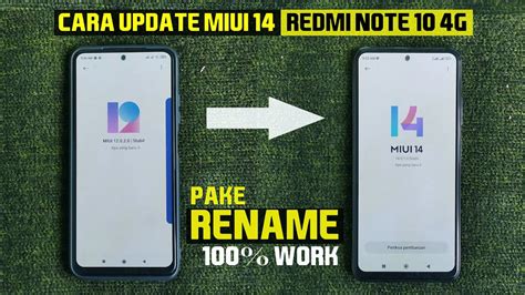 Cara Install Miui Redmi Note G Pake Rename Youtube