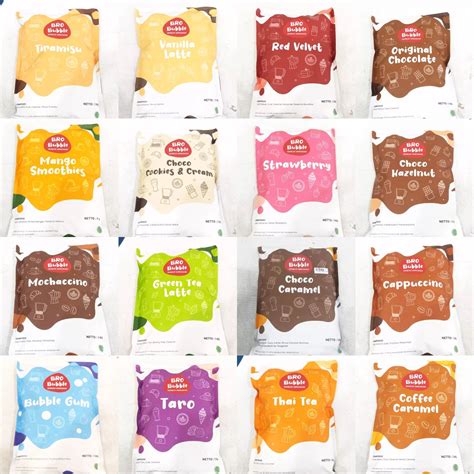 Jual Bro Bubble Serbuk Minuman Kg Bubuk Minum Varian Rasa Bubble Gum