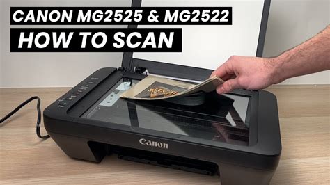 How To Scan With Canon Pixma Mg Mg Printer Ways Youtube