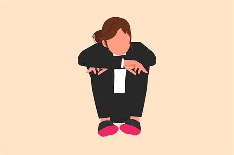 Premium Vector Business Flat Cartoon Style Drawing Depressed