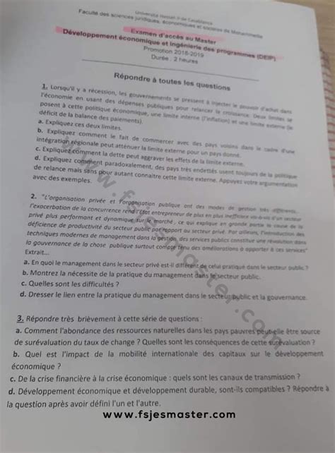 PDF master développement economique et ingénierie des programmes PDF