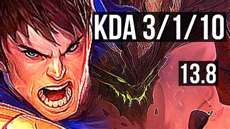 GAREN Vs MALPHITE TOP 3 1 10 2 0M Mastery 800 Games KR Master