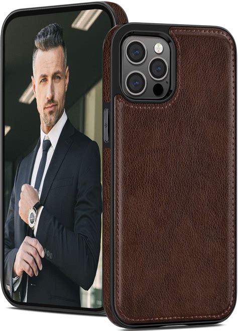 Lohasic Funda Para Iphone Pro Hombres Para Iphone Carcasa Piel