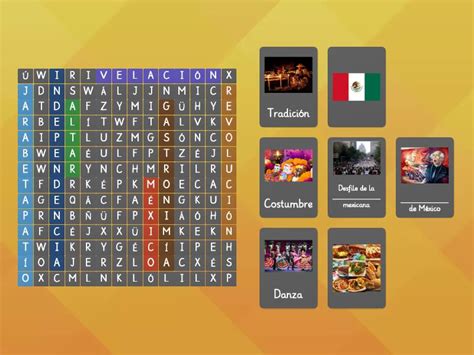 Costumbres Y Tradiciones Mexicanas Sopa De Letras