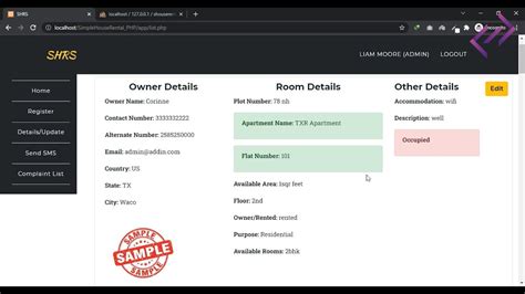 simple house rental system in php mysql with source code codeastro youtube