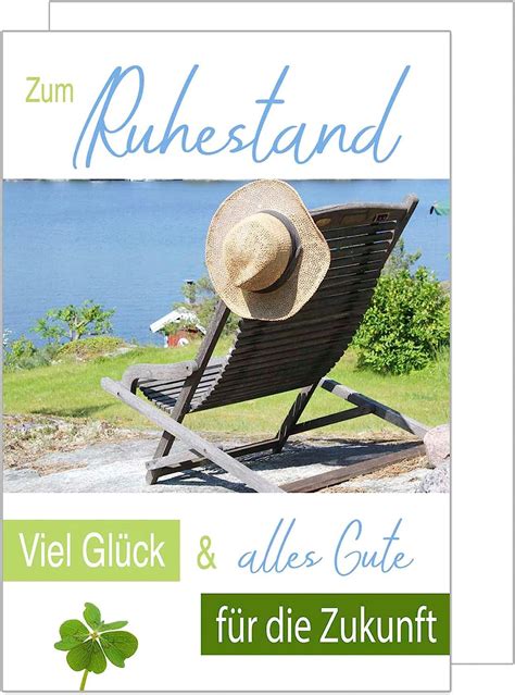 Edition Seidel Premium XXL Maxi Glückwunschkarte zum Ruhestand mit