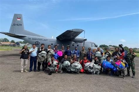 Tingkatkan Kemampuan Personel Pasukan Elit TNI AL Kerahkan Pesawat