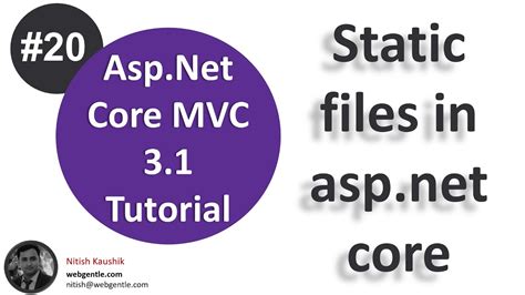 20 static files img css and js in core asp core tutorial youtube