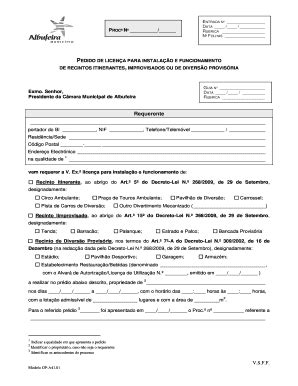 Preenchível Disponível cm albufeira OP A4101 Pedido de licen347a para