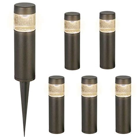 Hykolity Low Voltage Landscape Lights 3W 191LM 12V LED Round Bollard
