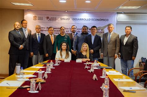 Secretarías de Salud y de Desarrollo Económico firman acuerdo en pro