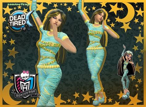MH Dead Tired Cleo De Nile Mooneonnature Sims 4 Mods Clothes