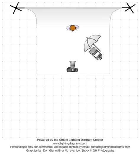 Portrait Photography Lighting Setup Diagram