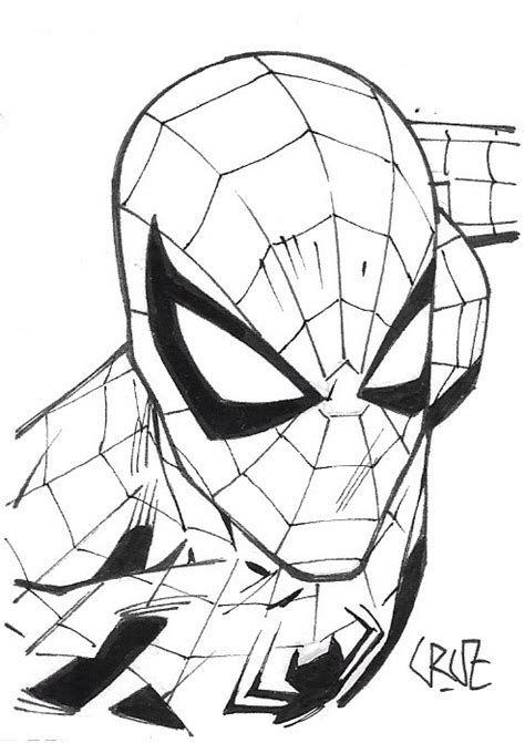 Spider Man Card By Roger Cruz In Chiaroscuro Studios S Cards By Roger