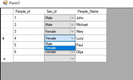How To Bind Model Property To DataGridTemplate Column Combobox