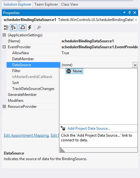 codeless data binding winforms scheduler control telerik ui for winforms