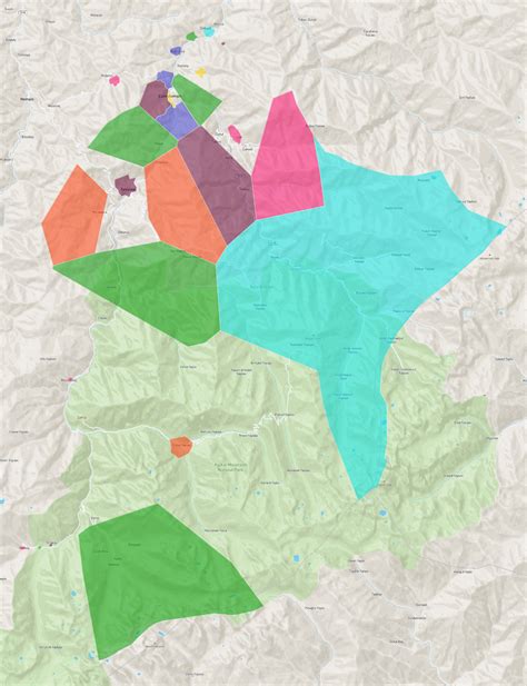 Rize Çamlıhemşin in Mahalleleri AtlasBig