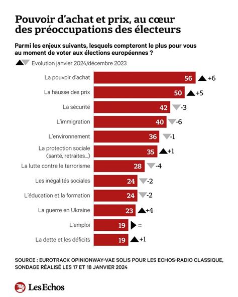 SONDAGE EXCLUSIF Européennes 2024 le pouvoir d achat revient en